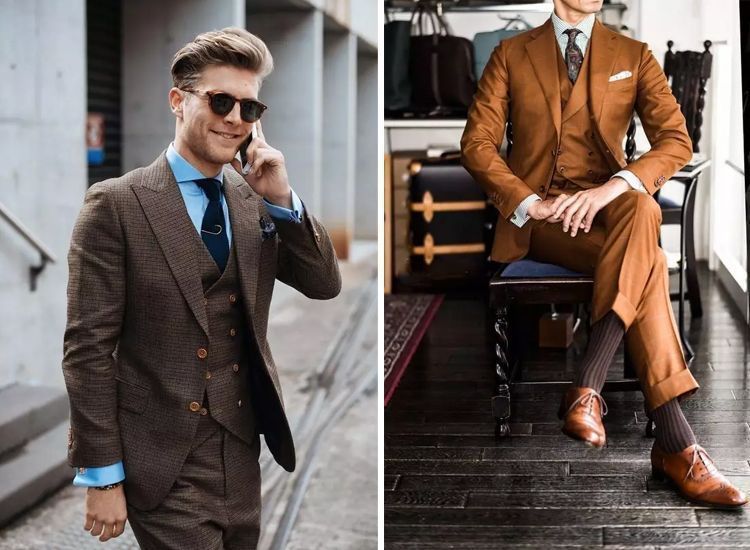 40-year-old greasy man, wear a suit, don't just wear a shirt and ...