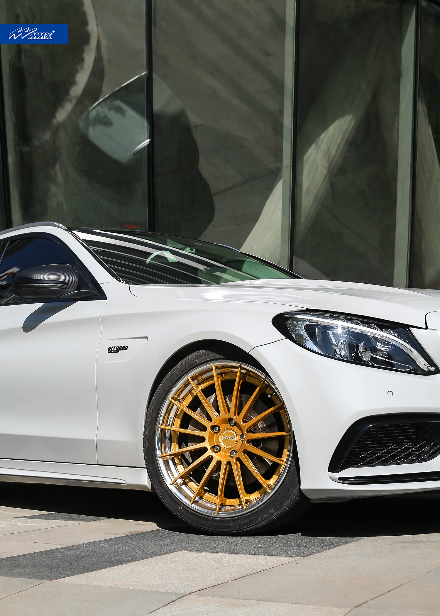 The integration of MMX wheels makes the journey of Mercedes-Benz c200 ...