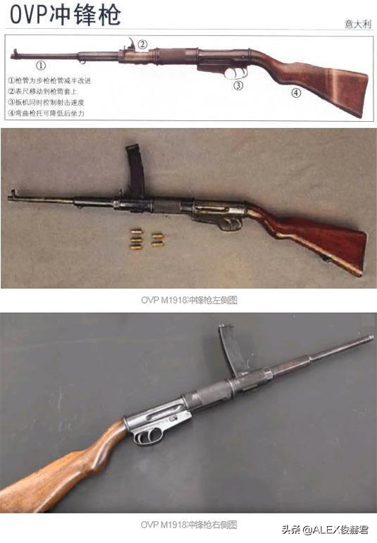 Italian equipment in World War I: 6.5mm rifle, machine gun that needs ...