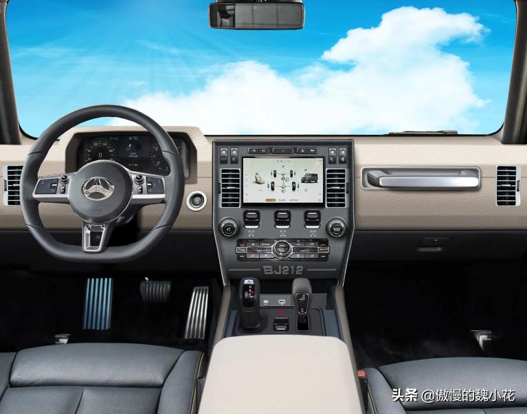 The new "BJ212" renderings are exposed!The interior is comparable to ...