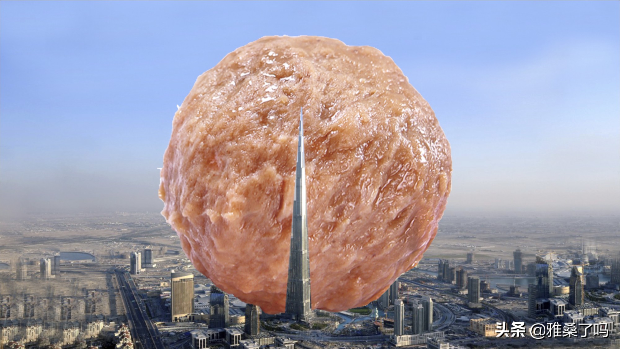 How big is it to squeeze 7.9 billion humans into one meatball?The way ...