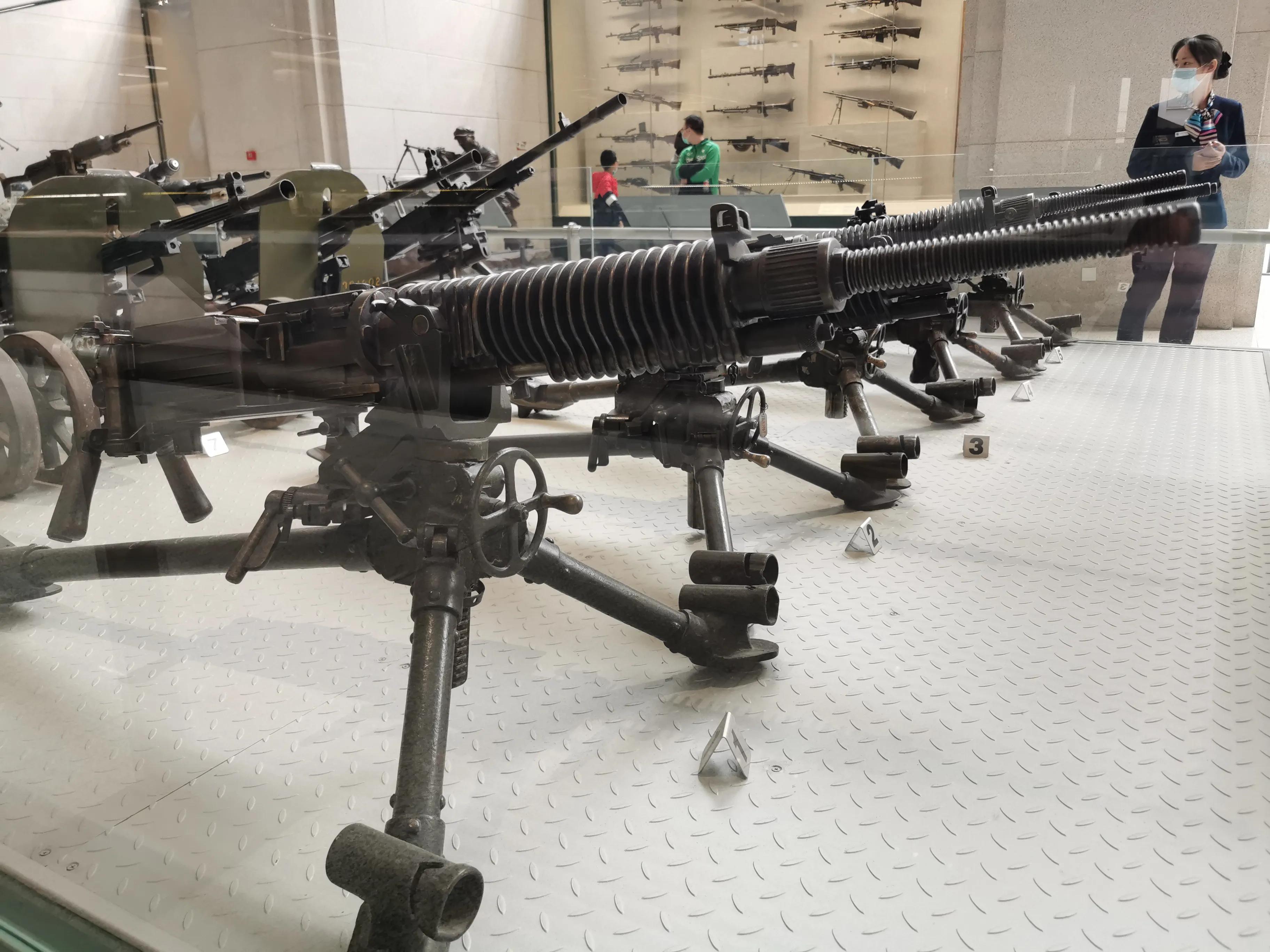 Type 36 Mark Qin air-cooled heavy machine gun made in the Republic of ...