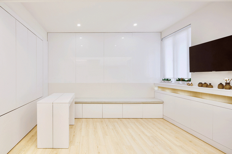 A family of 6 in 68 square meters, the dilapidated old house turned ...