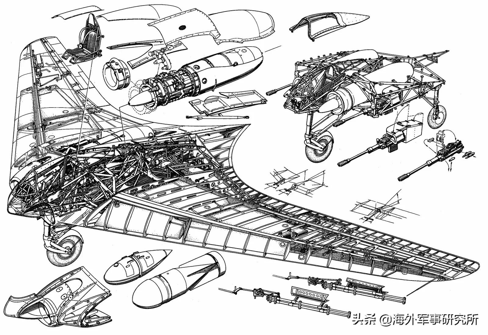 The shape of the B-2 bomber was not the first in the United States ...