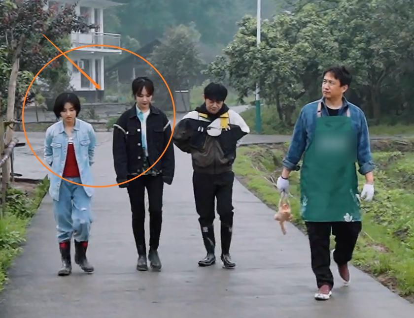 Yang Zi and Zhang Zifeng walked up in the same frame, and the camera ...