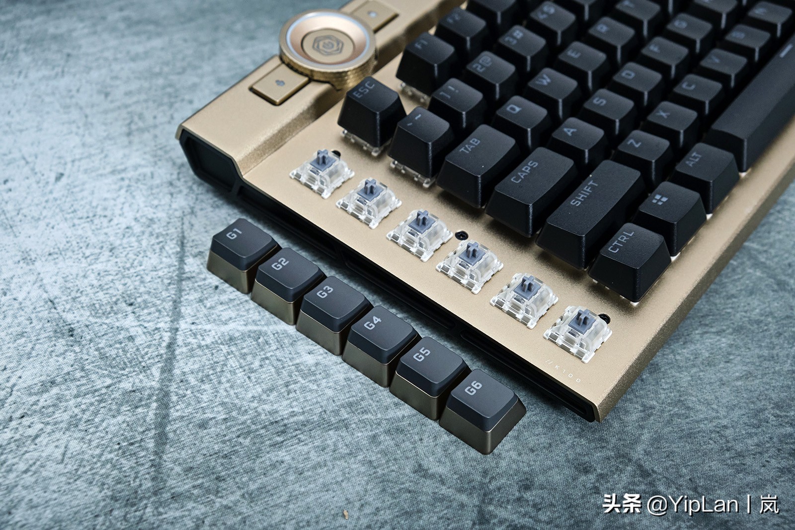The golden legend comes to the world, CORSAIR K100 RGB Bright Gold ...
