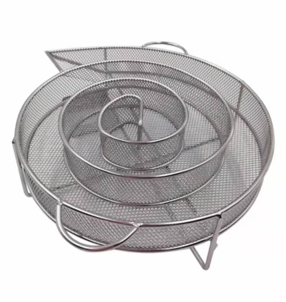 BBQ cold smoke generator Amazon stainless steel smoked basket - iNEWS