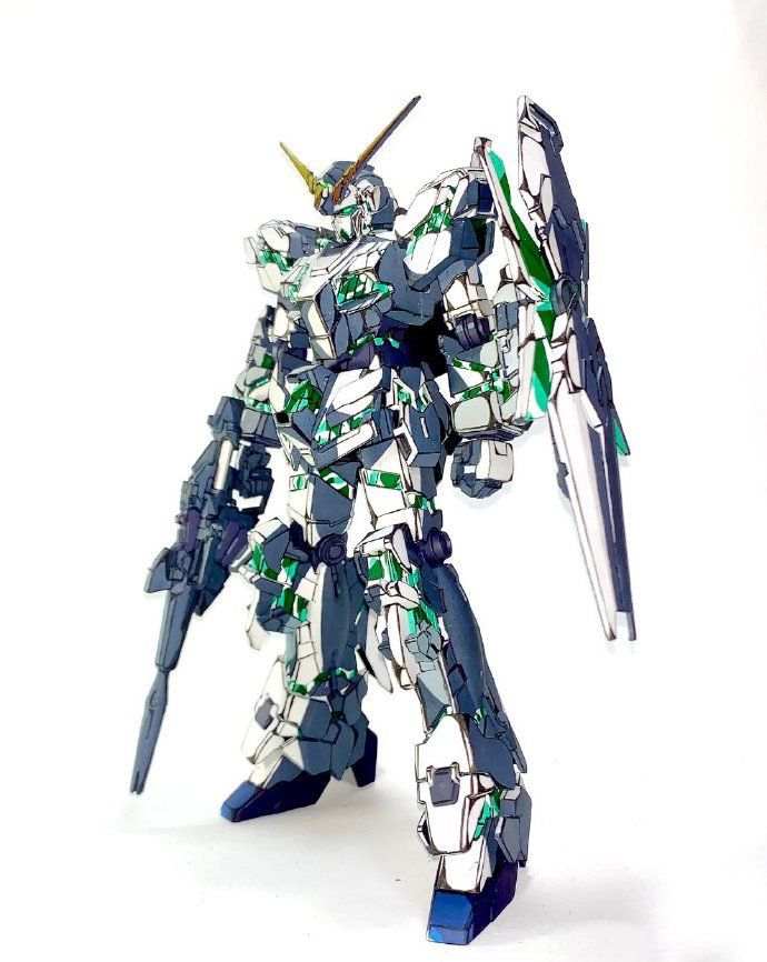 Are you sure it's not an illustration?Unicorn Gundam Model in 2D ...