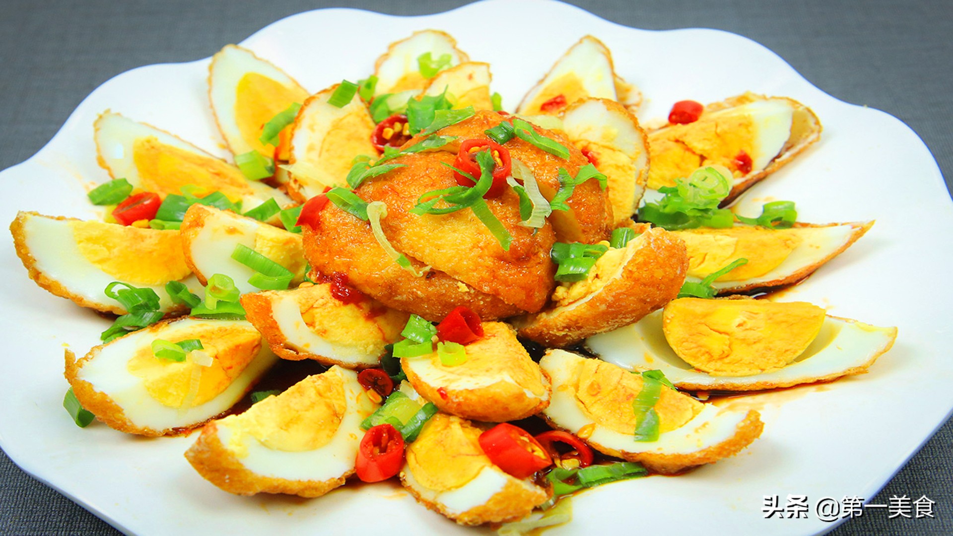 Eggs are eaten differently, the chef teaches you to make tiger skin ...