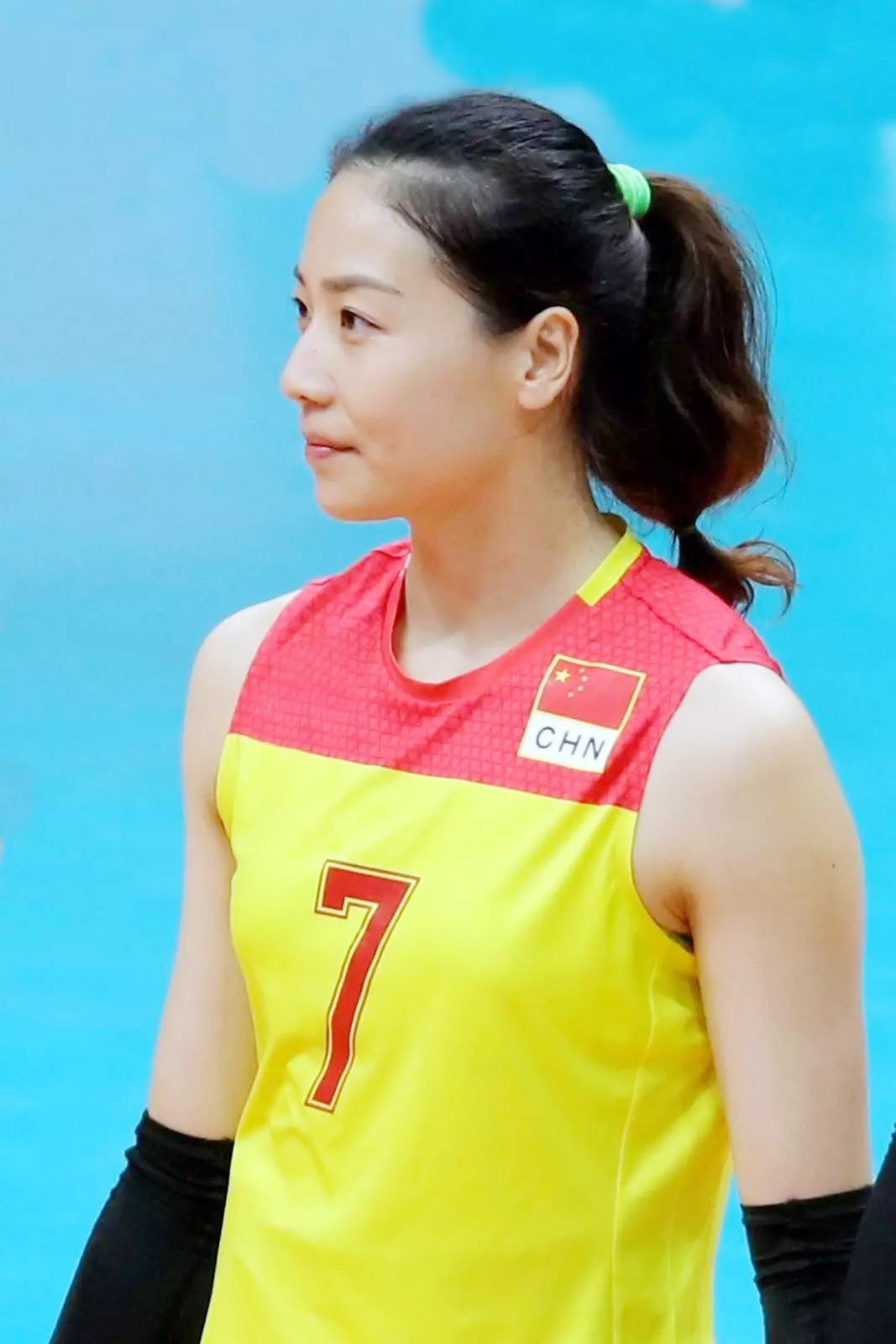 Wei Qiuyue serves as the guest of the Tokyo Olympic Women's Volleyball ...