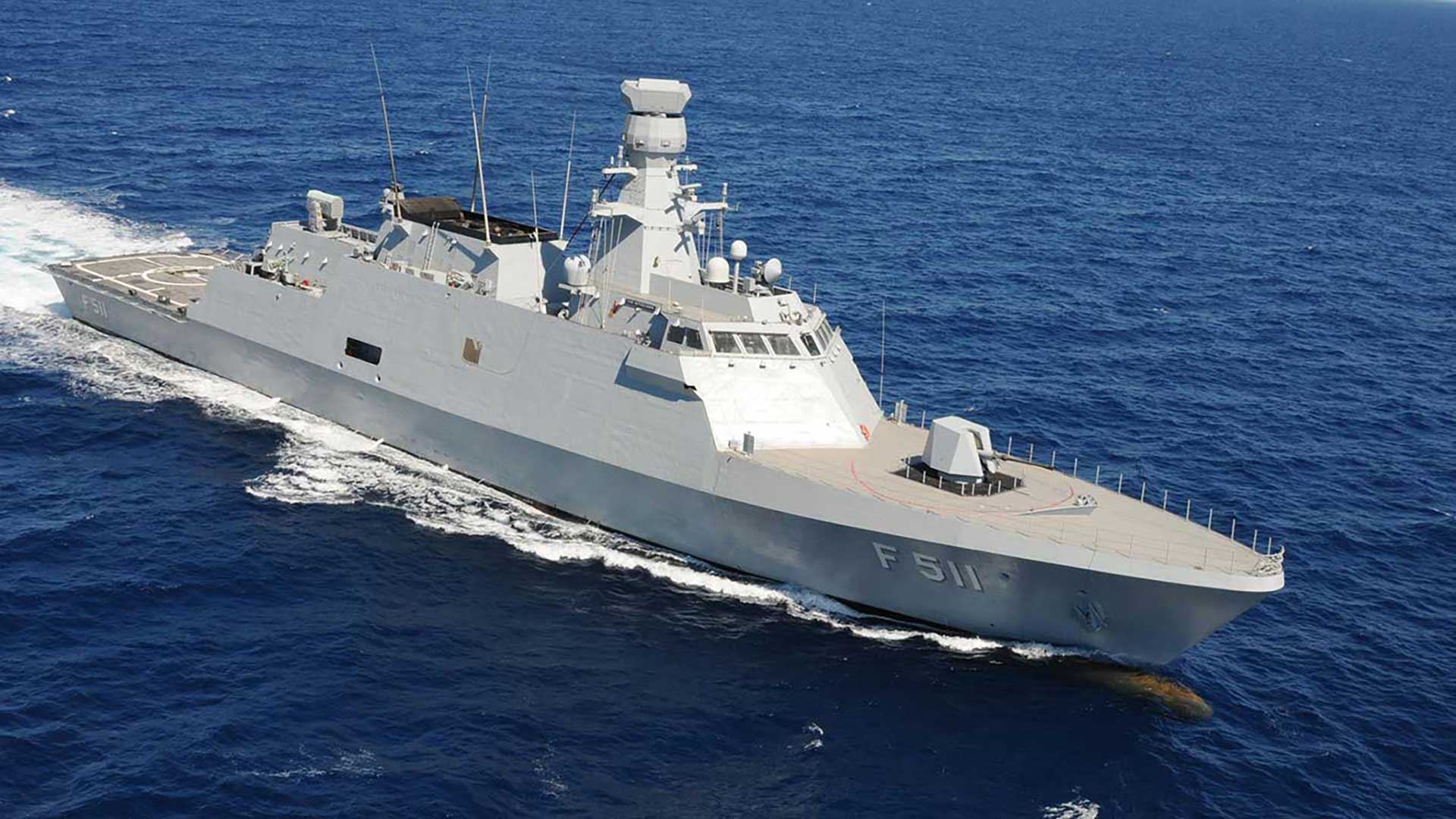 Littoral combat ship island-class frigate of the Ottoman Empire with ...