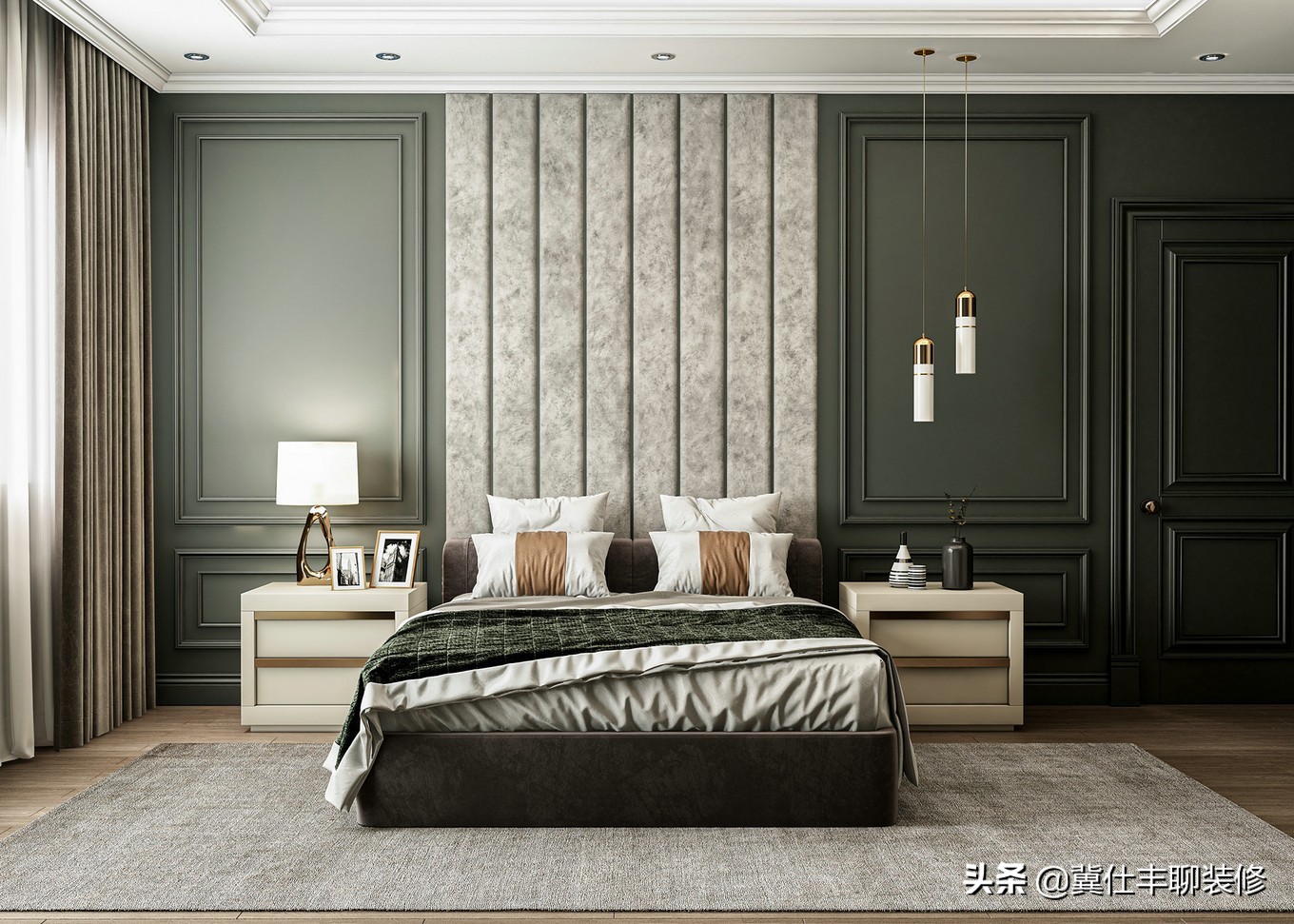 The wall lines are so beautiful, can the decoration effect be beautiful ...