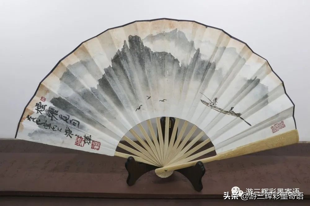 "You Sanhui Fan Painting" is poetic and picturesque, full of interest ...