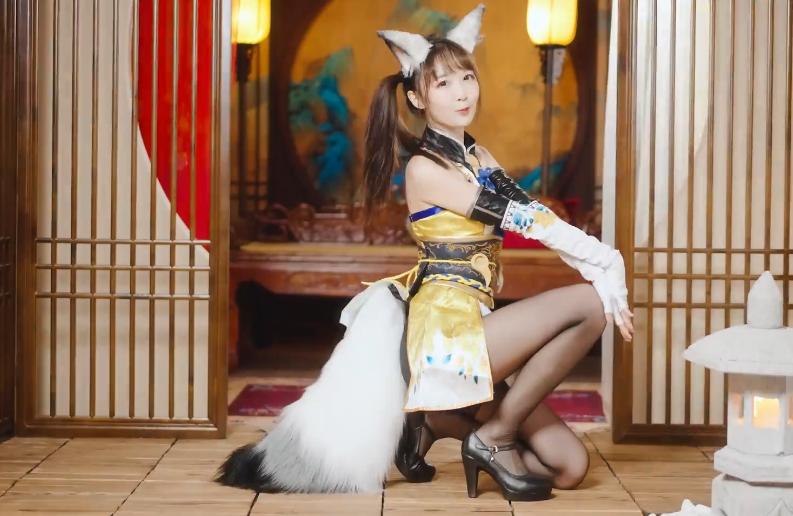 Happy double!The top dance at Bilibili sees Ouqi transform into eternal walnut, black silk and ...