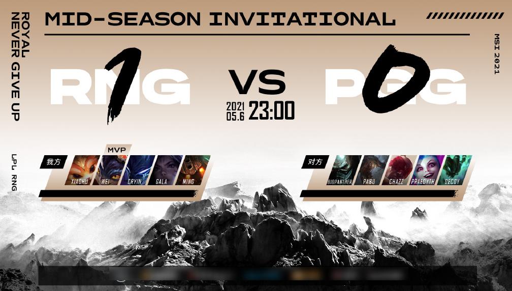 RNG打出MSI首個「平推局」，完美發揮碾壓PGG，卻暴露出1個問題 - 資訊咖