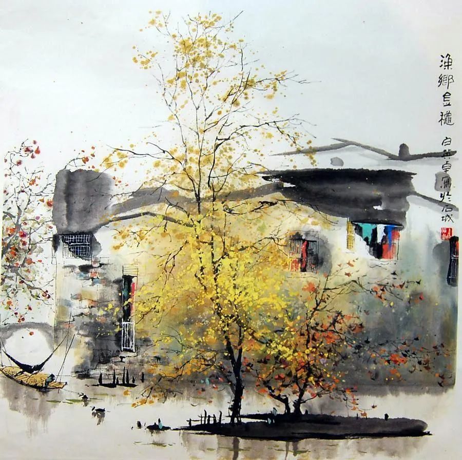 His works of Jiangnan Water Villages are refreshing, and they are ...