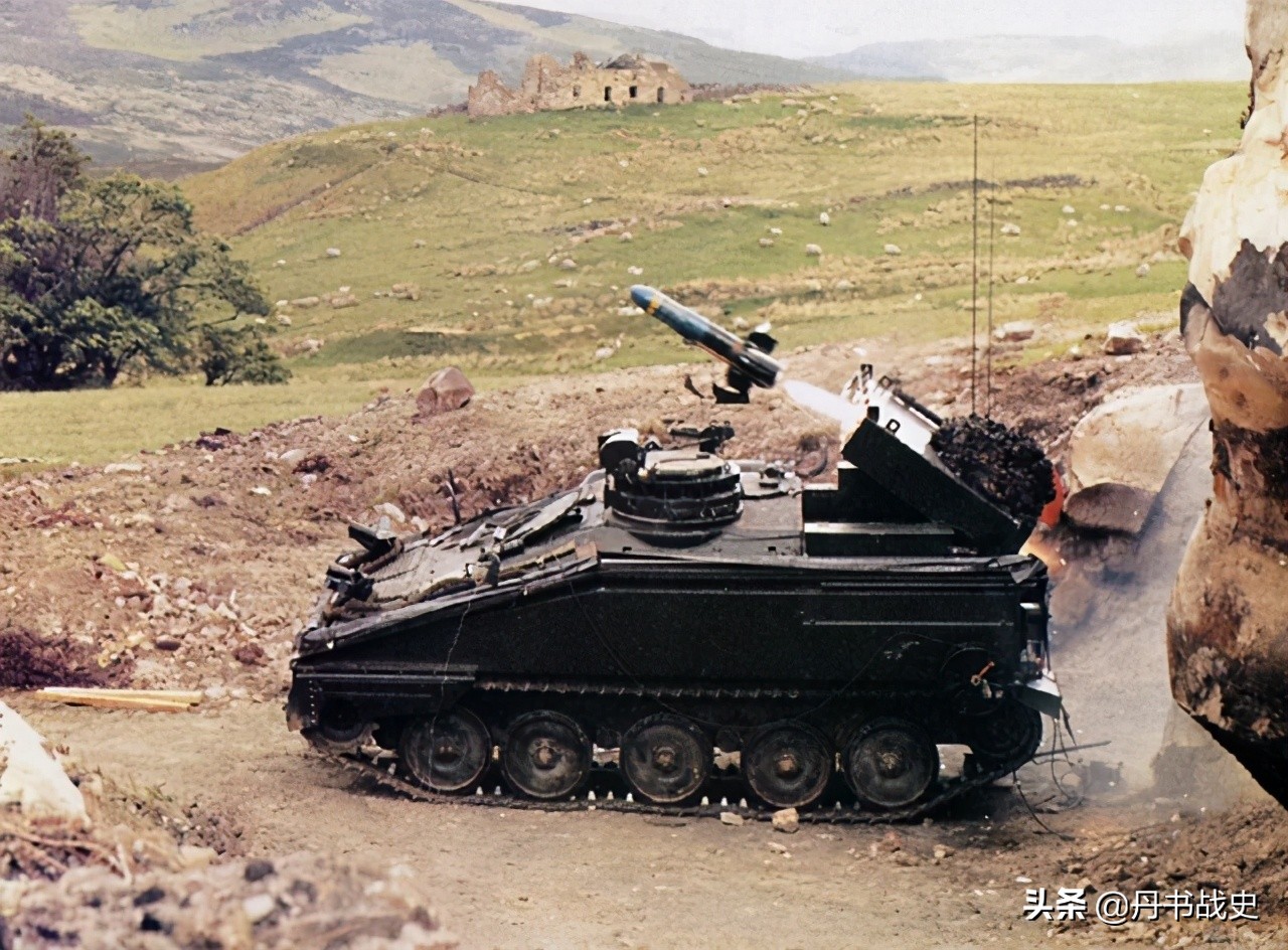 The British FV102 striker anti-tank missile launch vehicle was retired ...