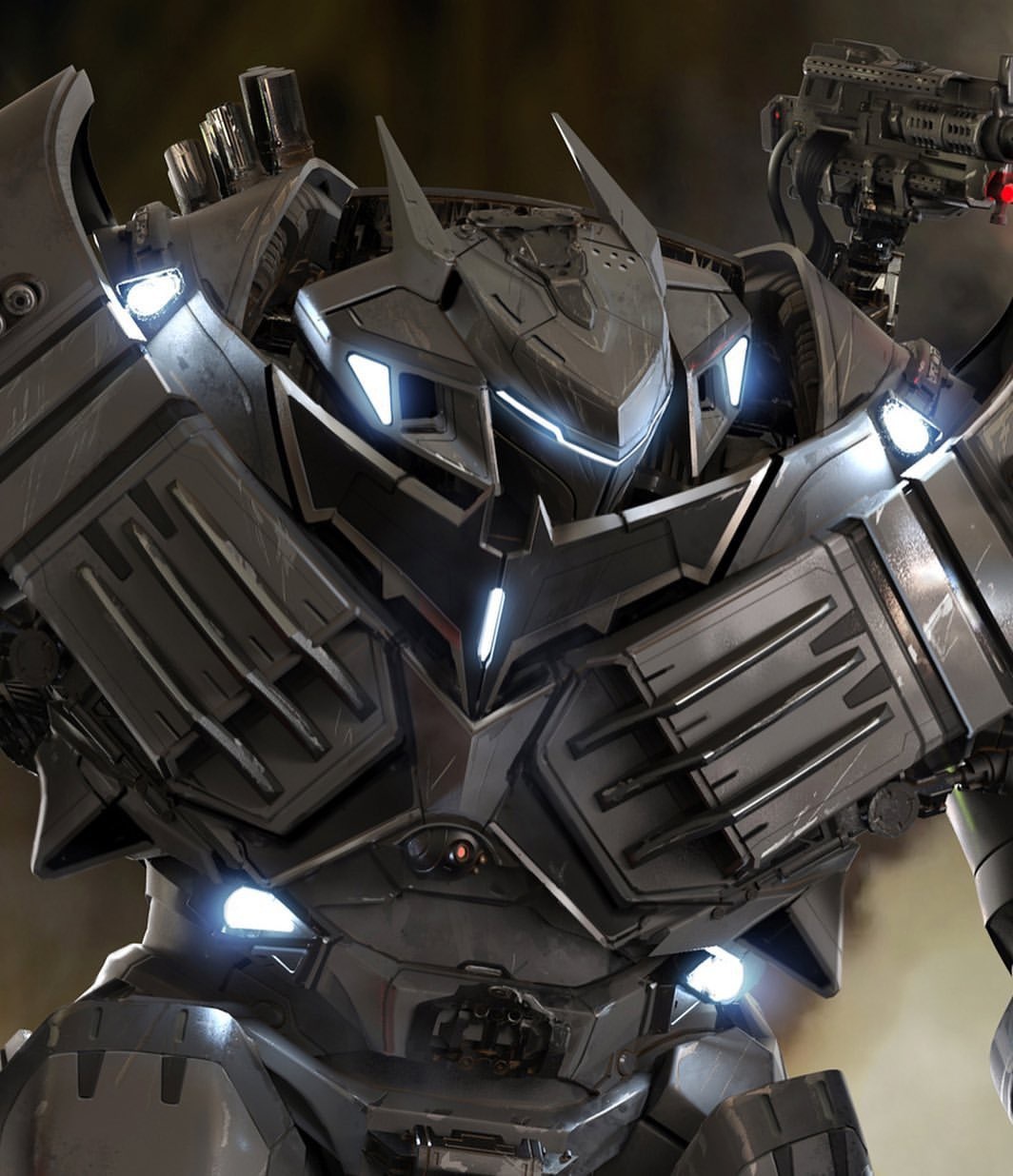"Batman" Fenrir battle armor vehicle statue - iMedia