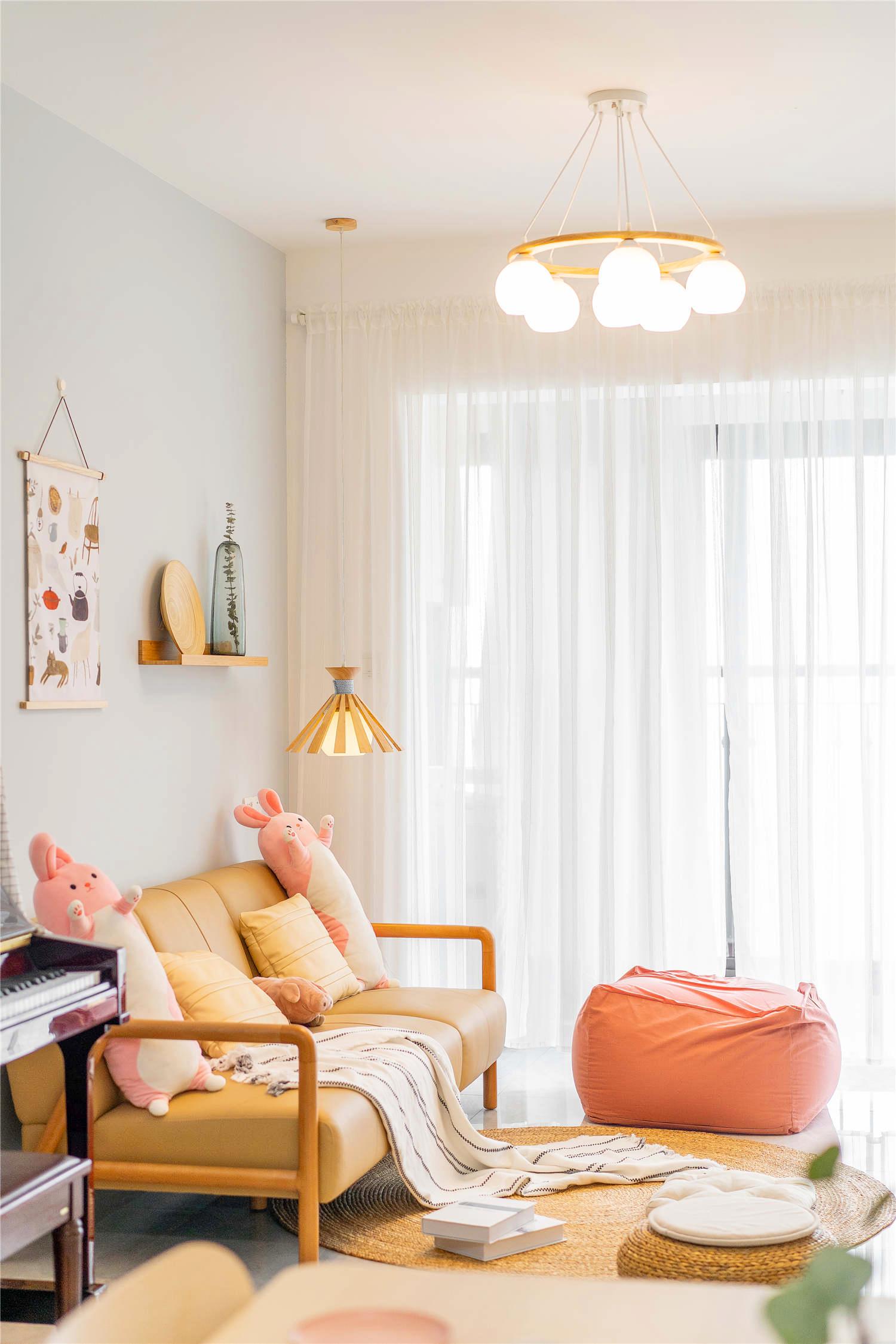 Her house is 67 square meters with two bedrooms and one living room ...