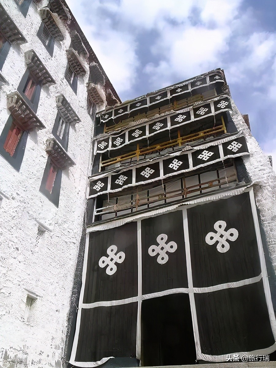 Inside the Potala Palace where photography is prohibited, there are ...