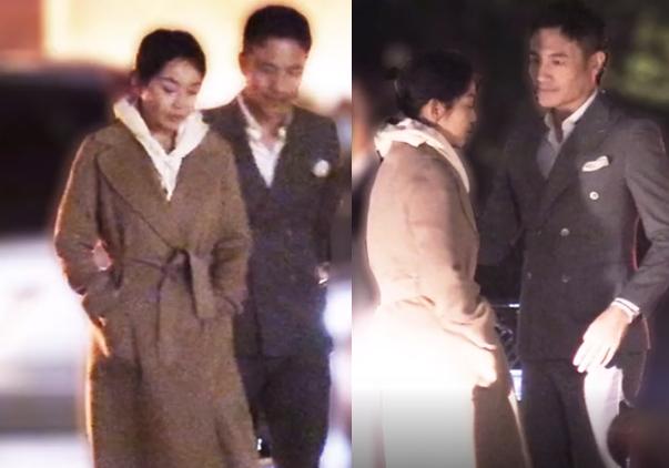 Yan Ni, Geng Le was secretly photographed at a late-night dinner!Hand ...