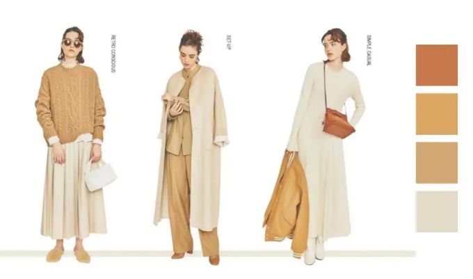 The skills of wearing the same color series, so that you can wear high ...