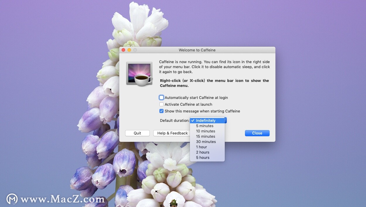 Caffeine for Mac(防休眠軟件) - 資訊咖