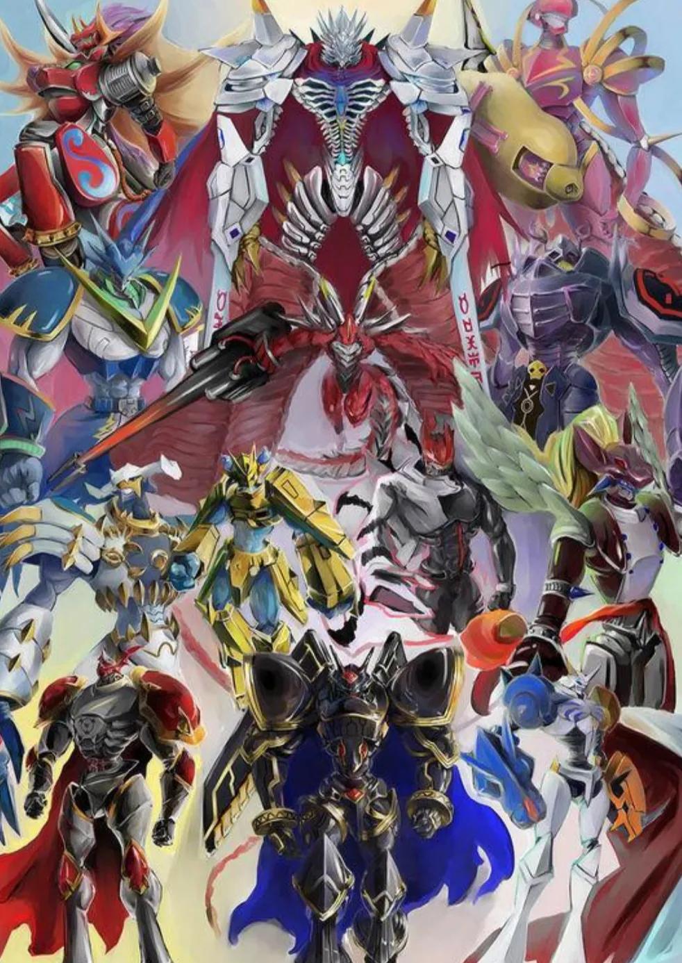 Digimon: super fierce dark angel, once suppressed the five emperors ...