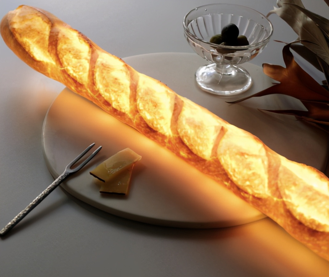 Glowing bread, 100% full simulation of the production process, put it ...