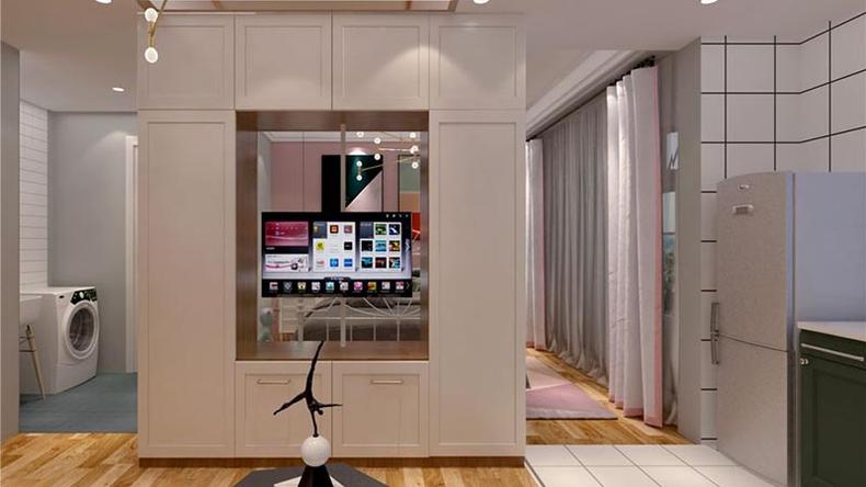 40 square meters cleverly transformed one room into two rooms, costing ...