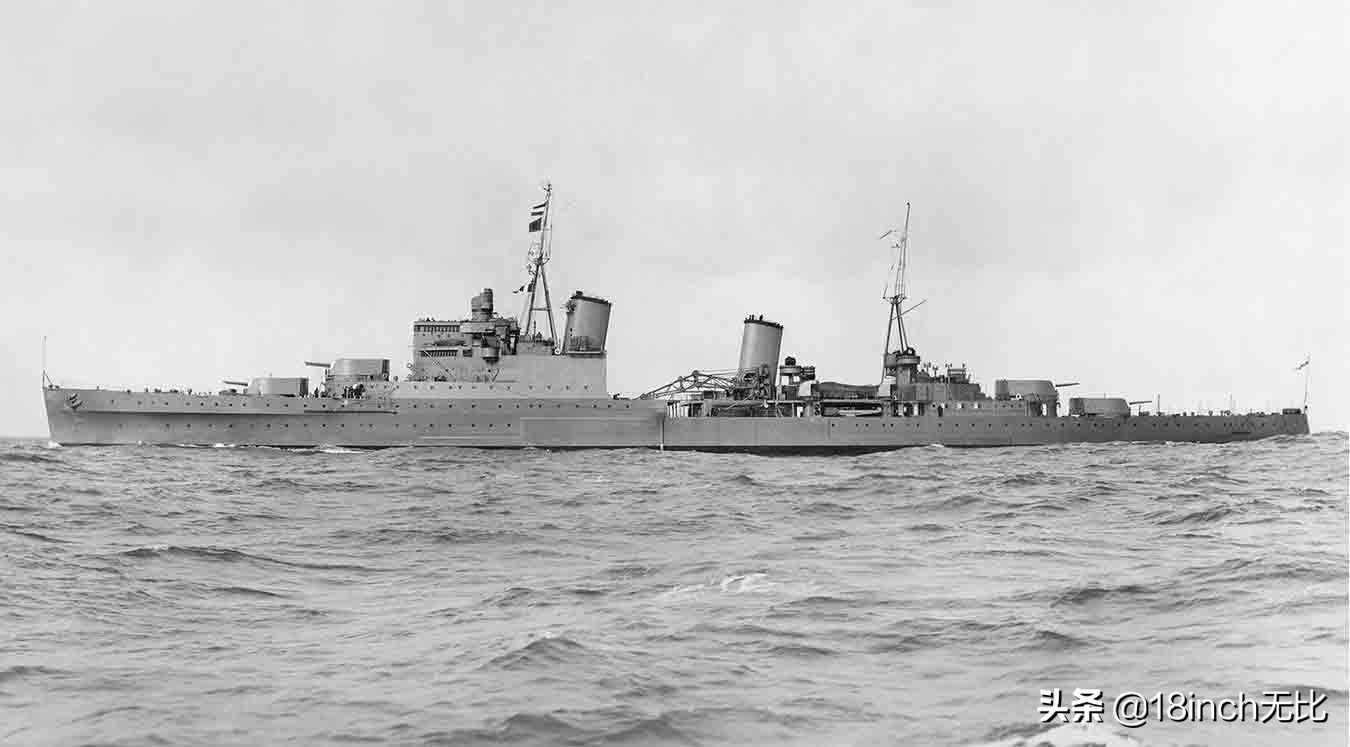 The design process of the British Navy's "town" type light cruiser came ...