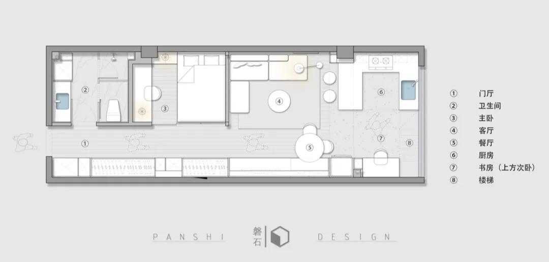 The mediocre 35 square meters large room was changed out of the "three ...