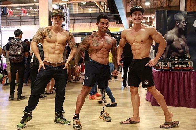 A muscular Thai fitness instructor, it's enviable to be a popular ...