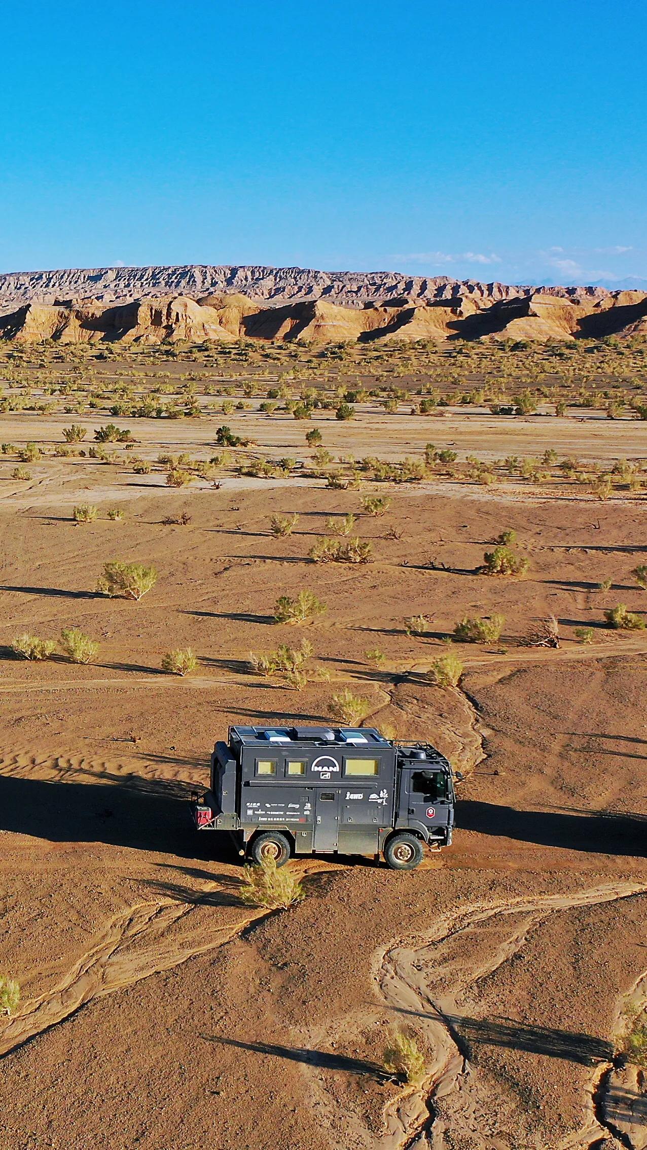 Conquer the limit in the wilderness!German MAN4X4 off-road RV, the ...