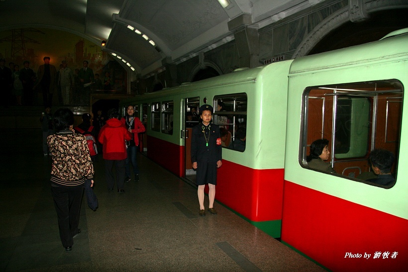 There are very few traffic jams in Pyongyang, North Korea. Trams are ...