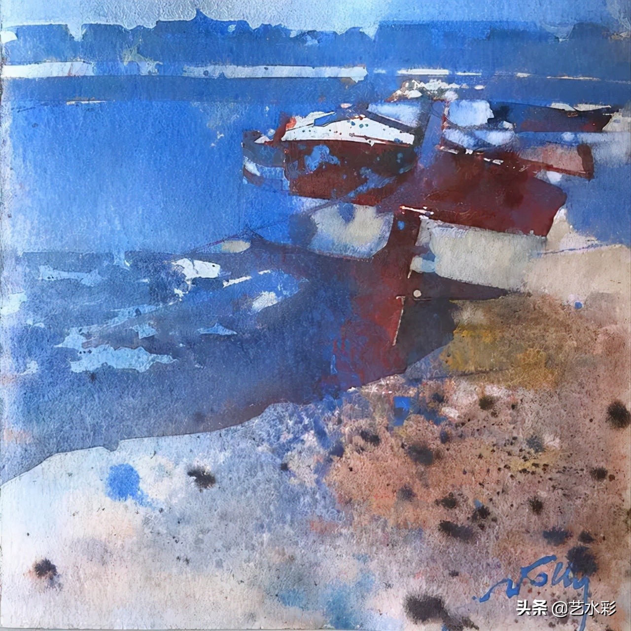 French artist Marc Folly: Retro, romantic and bizarre watercolor world ...