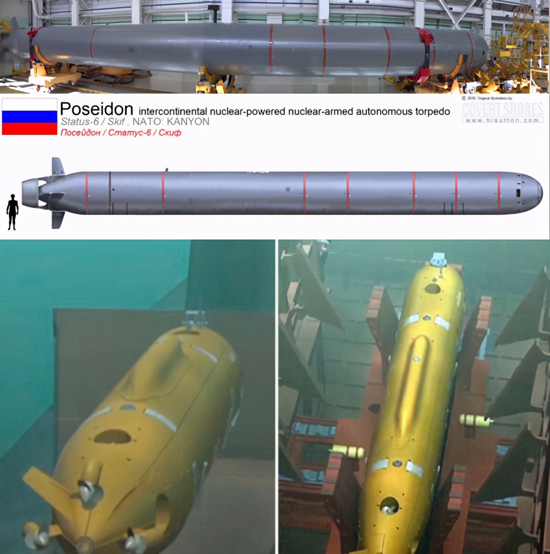 Russia's 24,000-ton nuclear submarine sea trial, equipped with 6 ...