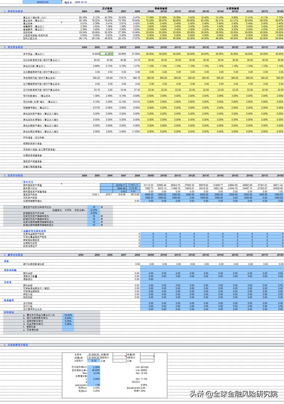 McKinsey financial forecast valuation model.xls (worthy of collection ...