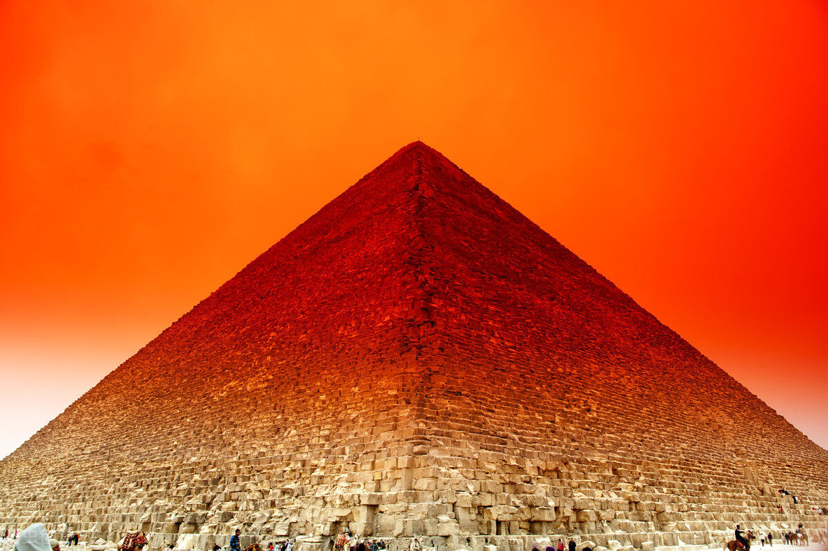 The Pyramid of Khufu is at 29.9792458 degrees north latitude, which is ...