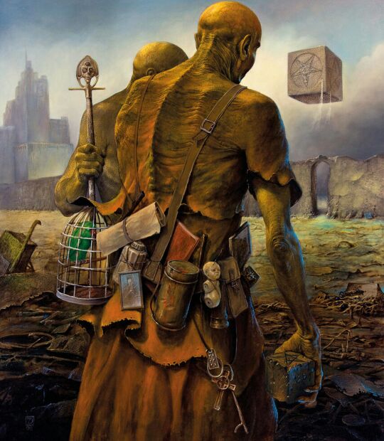 The fantasy artist Zavatsky drew the weird and weird apocalyptic scenes ...