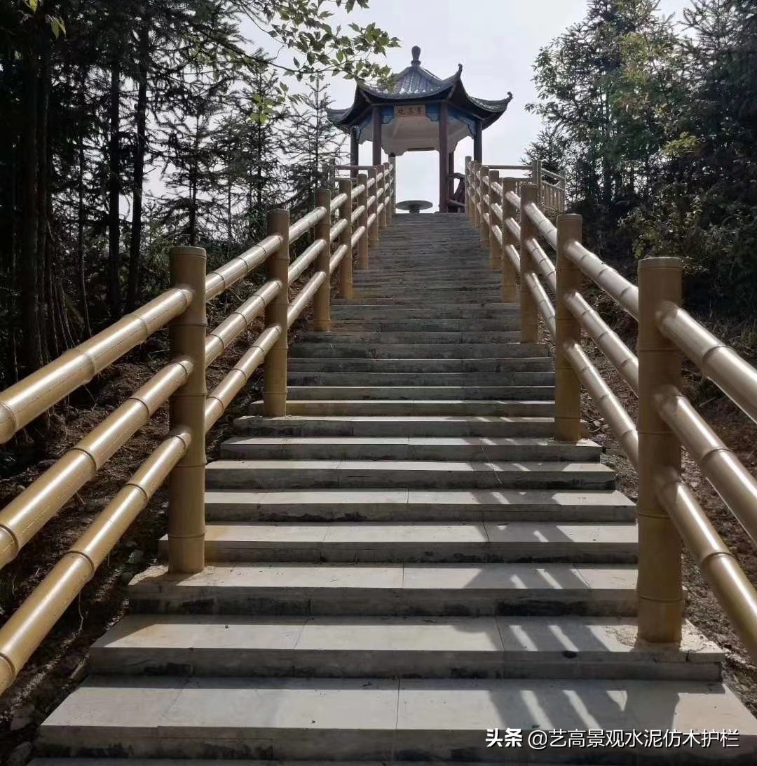 How to choose the imitation wood railing on the hiking trail of Ganzhou ...