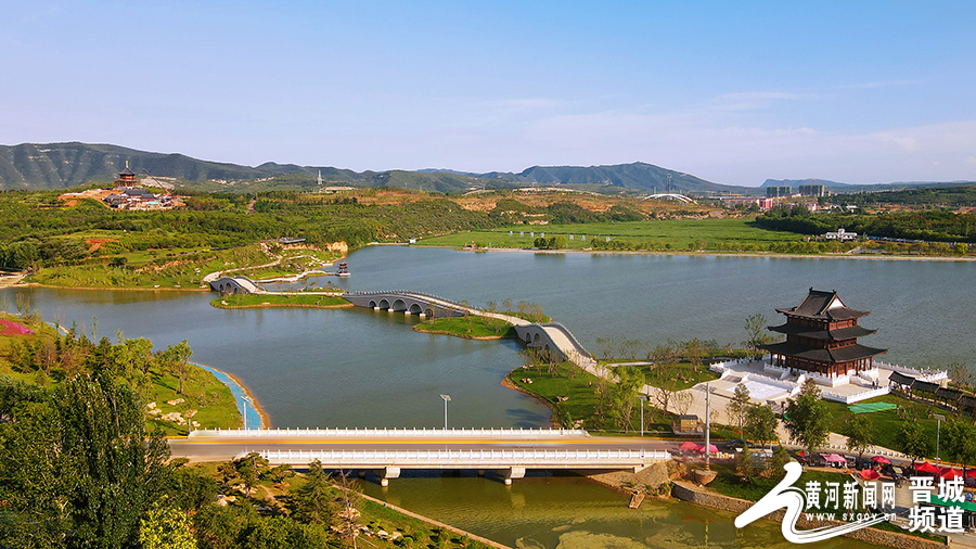 "Aerial Photography" Jincheng: Danhe New City Fengqi Lake - iNEWS