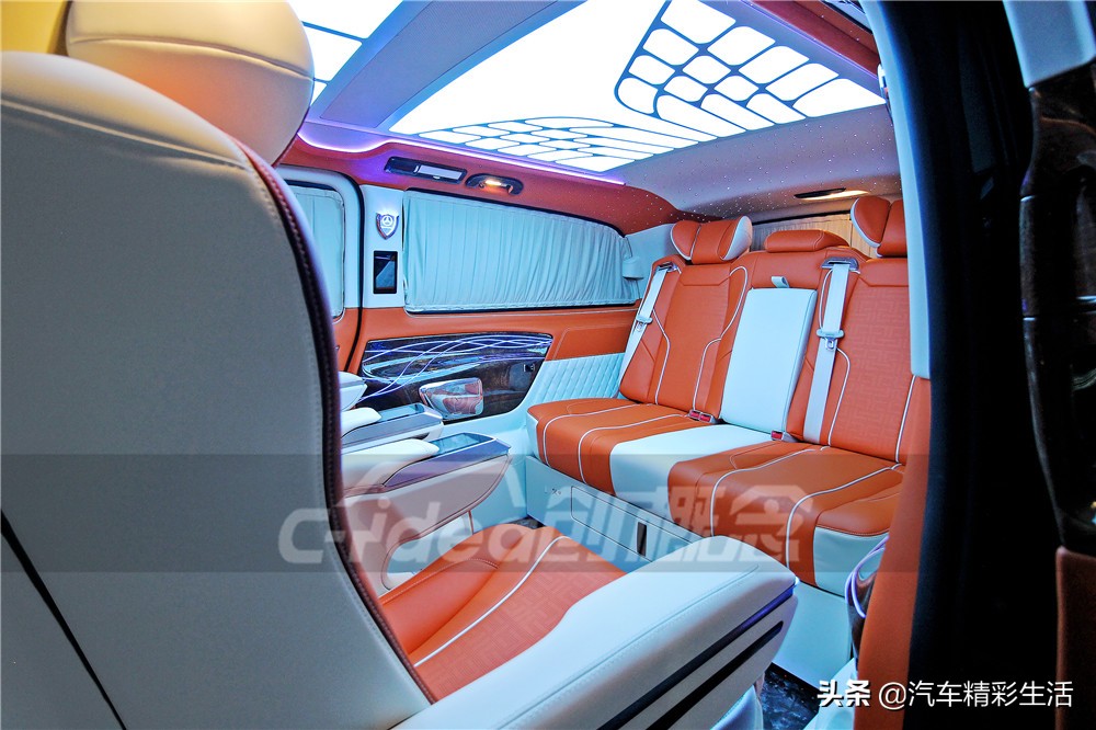 Mercedes-Benz Maybach Vito interior modification, let you experience ...