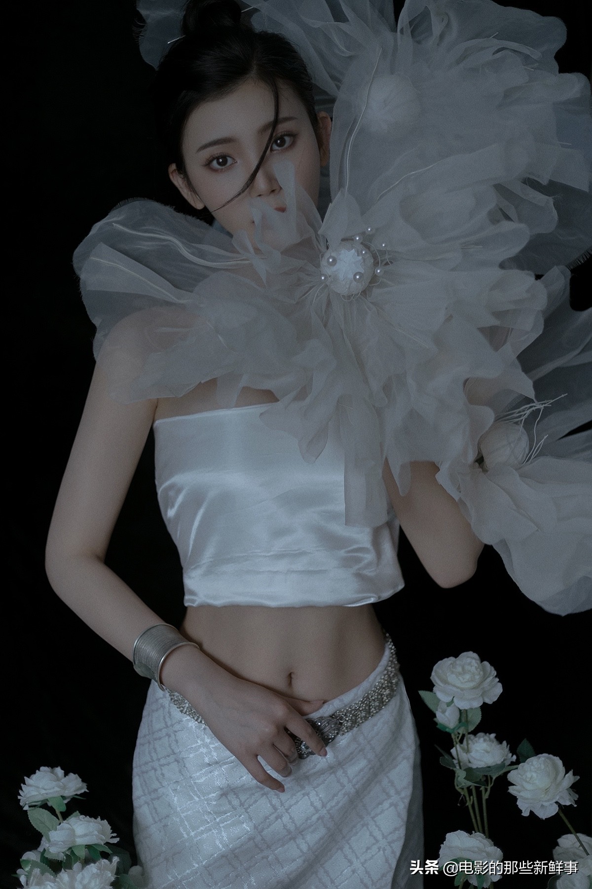 The latest stunning photo of Wang Xingchen, a post-95 beauty model, is ...