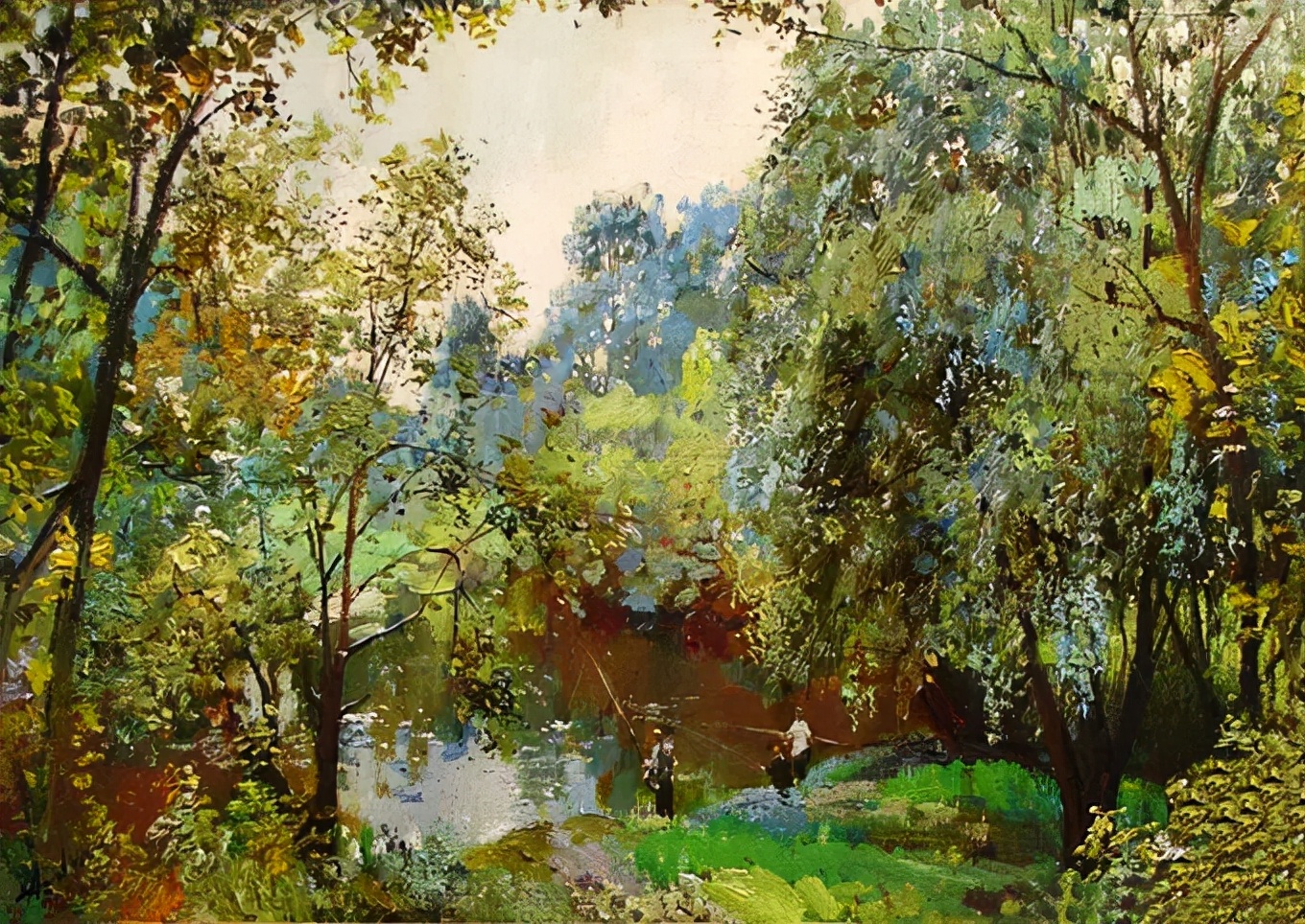 Lieutenant Art: This Ukrainian painter Anatoni's landscape oil painting ...