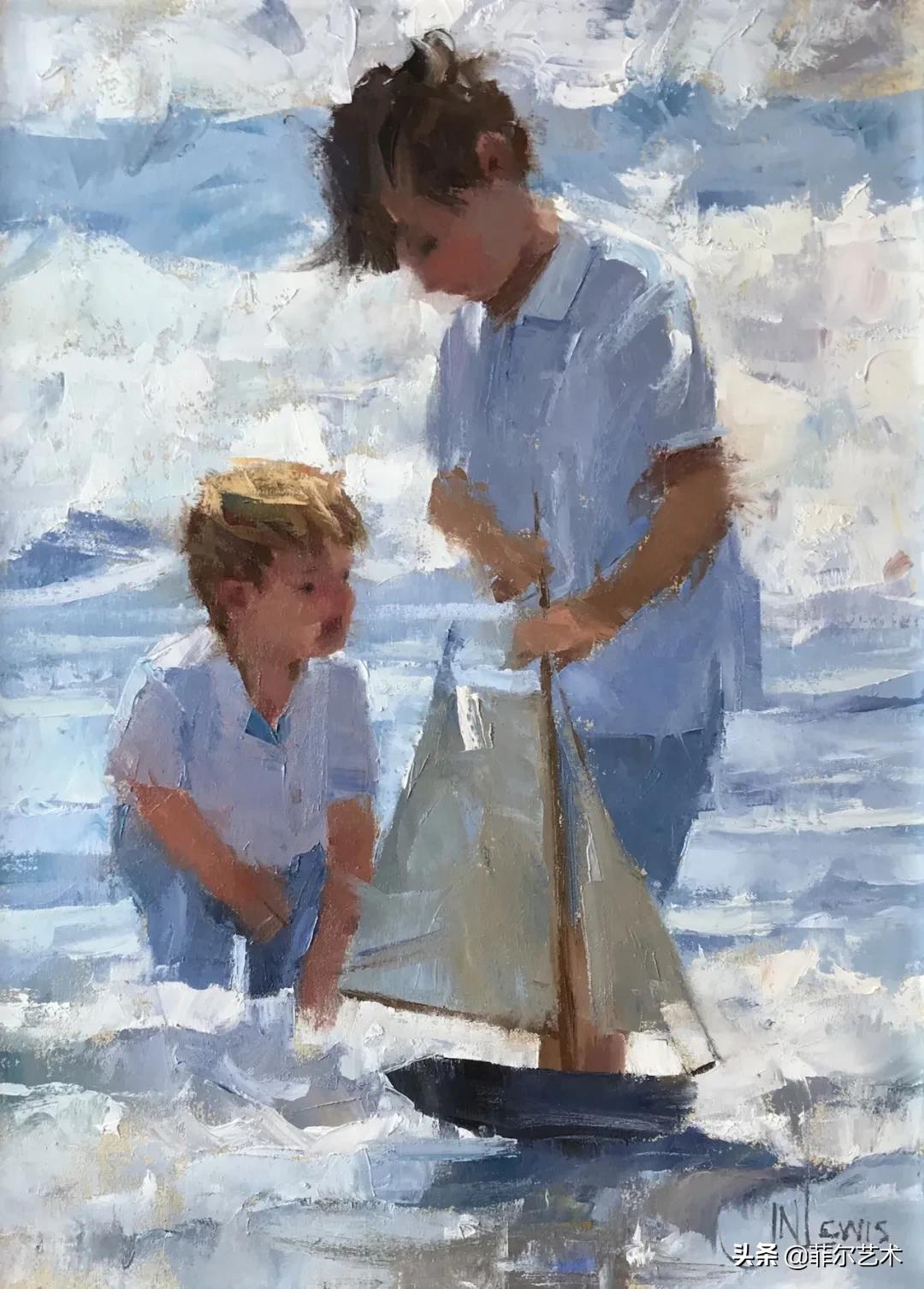 Appreciation of the oil painting works of American contemporary painter ...