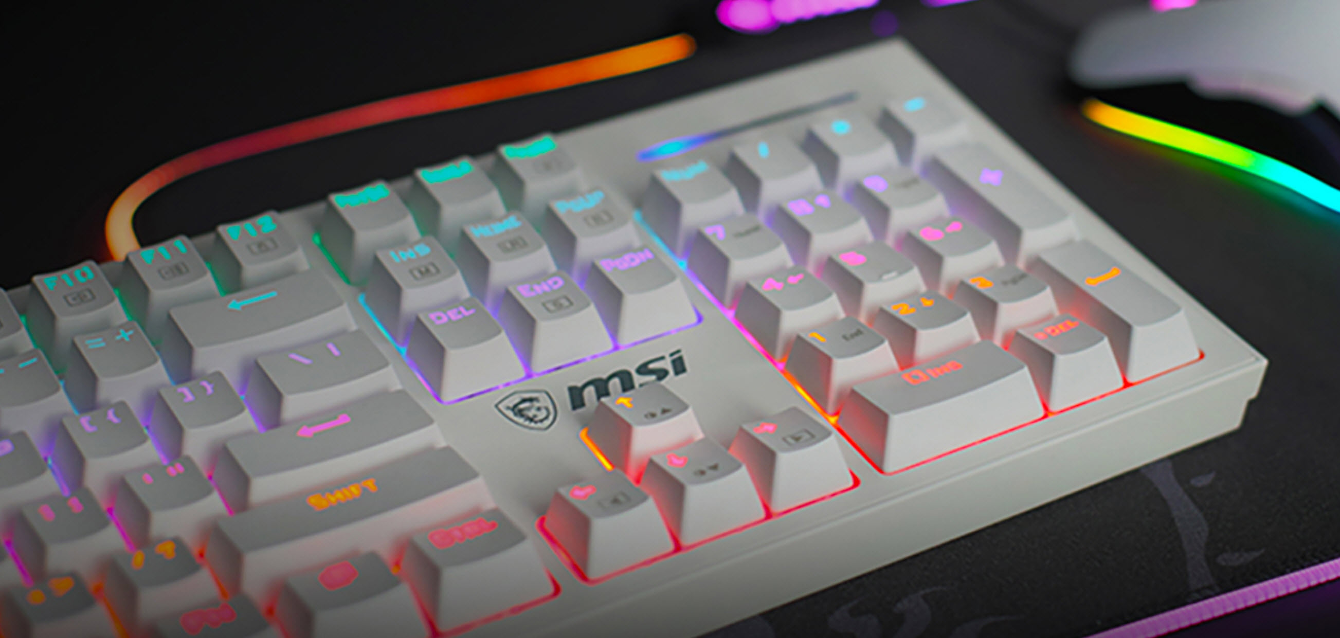 Hundred yuan little monster!Button life is 50 million times, MSI GK50Z Mini 87-key gaming ...