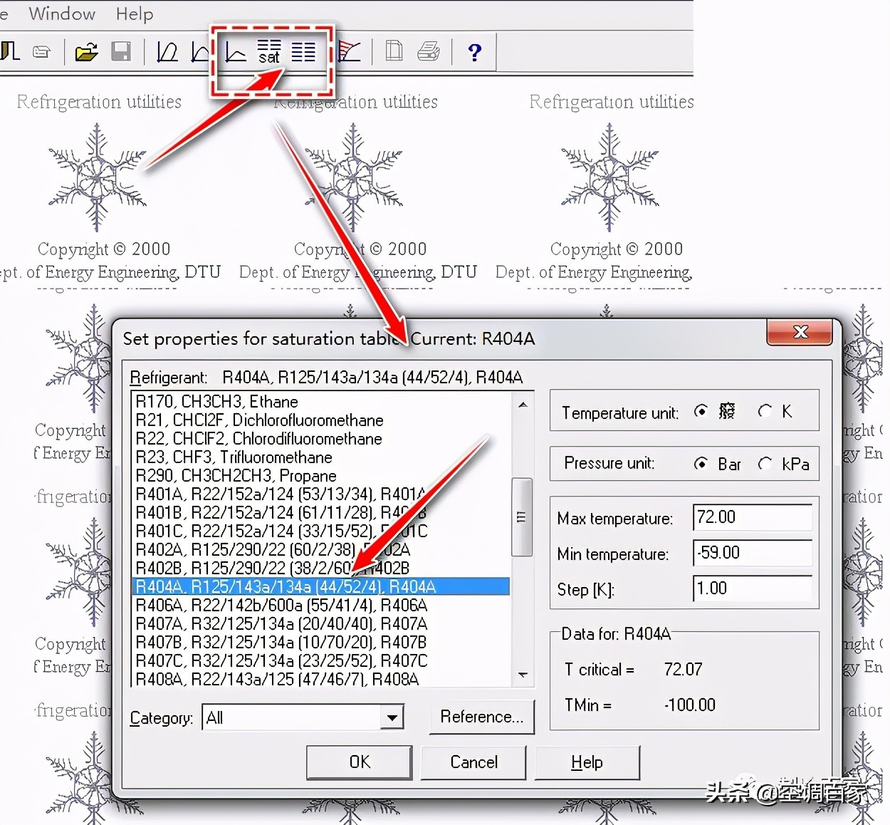 Solkane and Coolpack, entry-level refrigeration system calculation ...