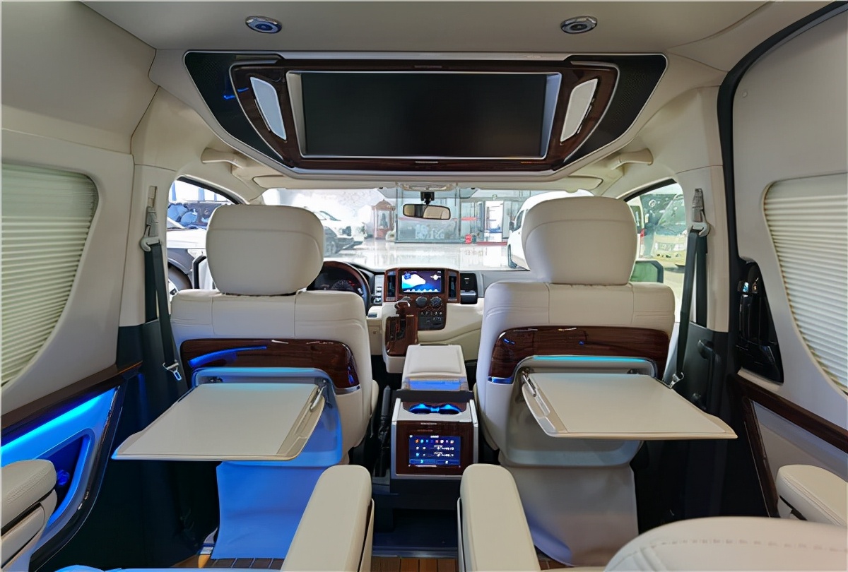 Imported 9-seater version of Toyota Hiace, upgraded Alpha seats, luxury ...