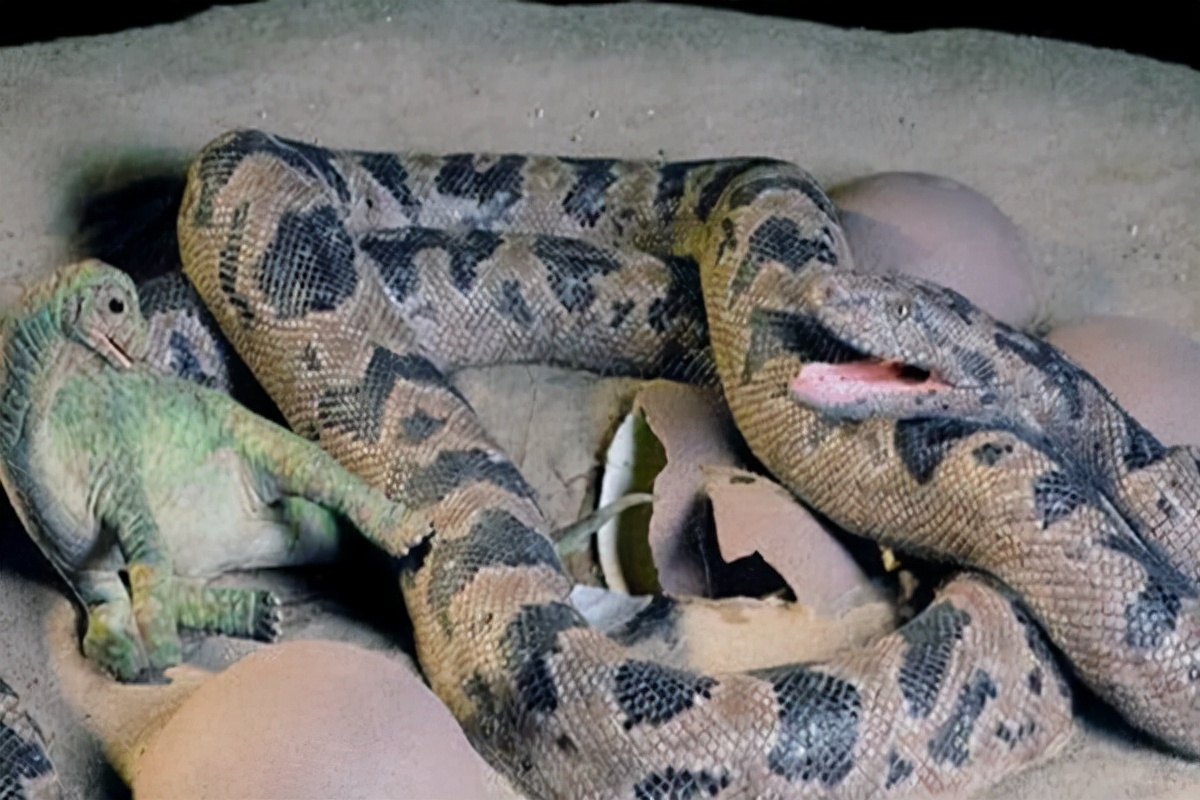 Ten legendary giant snakes: Wanabi snake that swallows dinosaurs is ...